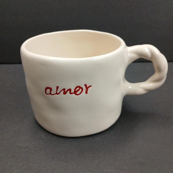 Threshold | Dining | Threshold Stoneware Mug Amor Heart Love Coffee Cup ...